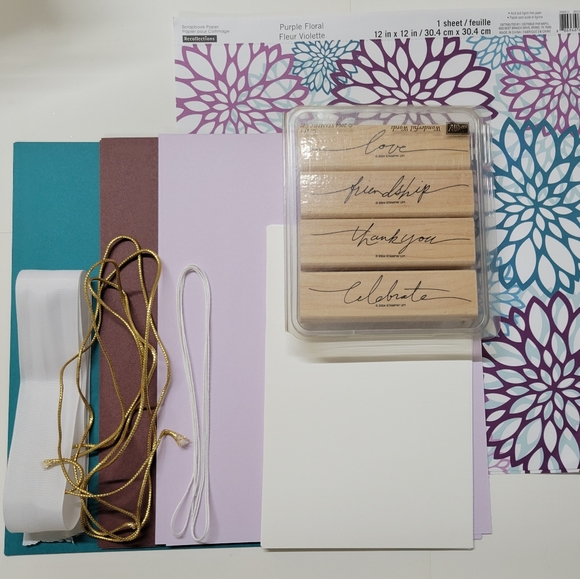Stampin' Up! | Office | Stampin Up Wonderful Words Wooden Block Rubber ...